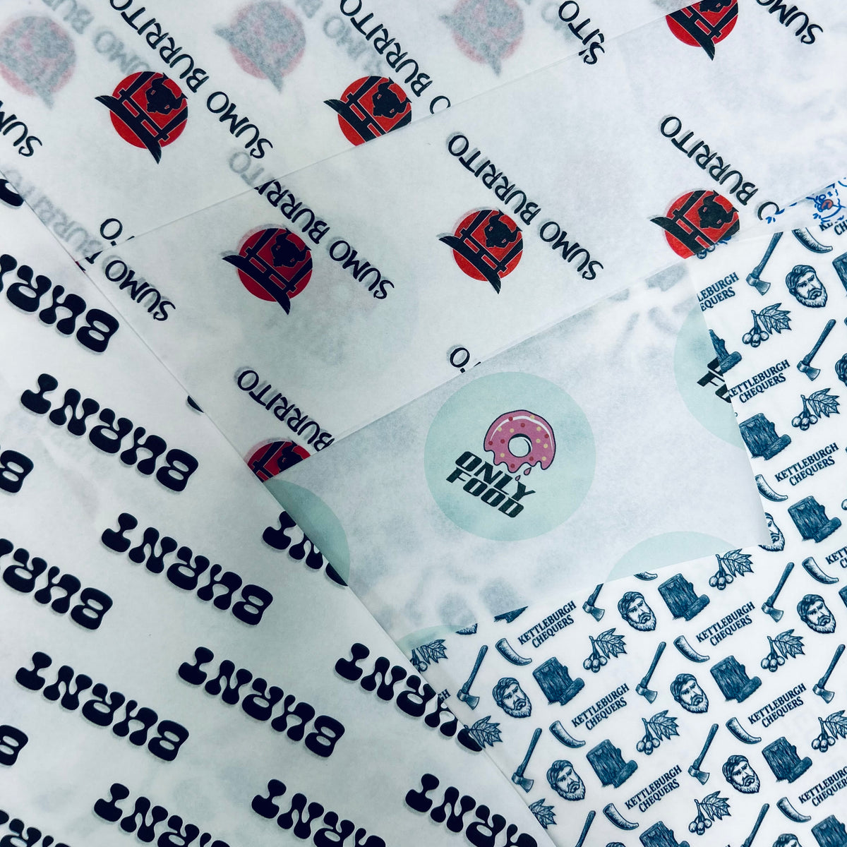 Branded 250mm Square Greaseproof Paper | CPS Store – CPS Group Ltd